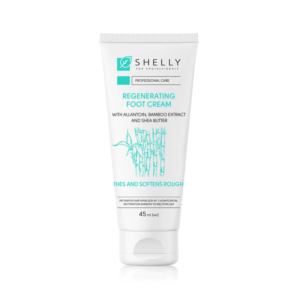 Shelly Regenerating Foot Cream with Allantoin, Bamboo Extract & Shea B
